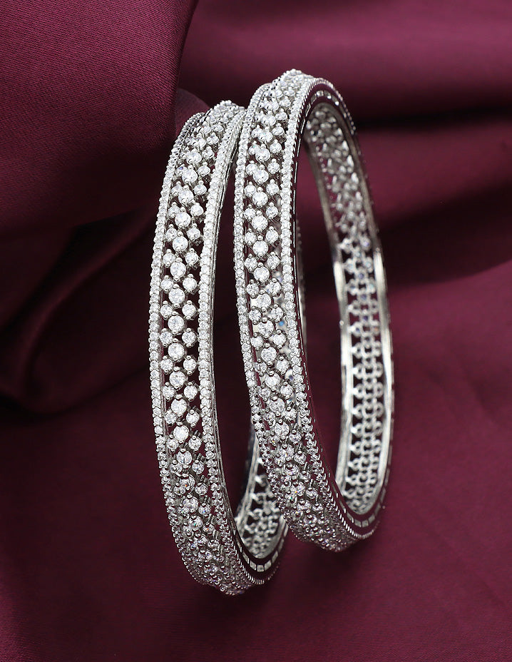 Stone Bangles Designs Online for Women | Buy Latest Bangles – Violet ...