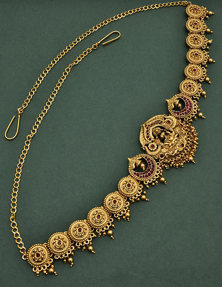Buy Vaddanam Fashion Jewellery Accessories for Women Online – Violet ...