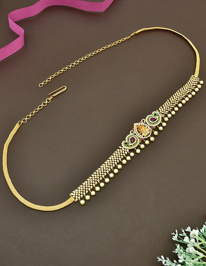 Buy Vaddanam Fashion Jewellery Accessories for Women Online – Violet ...