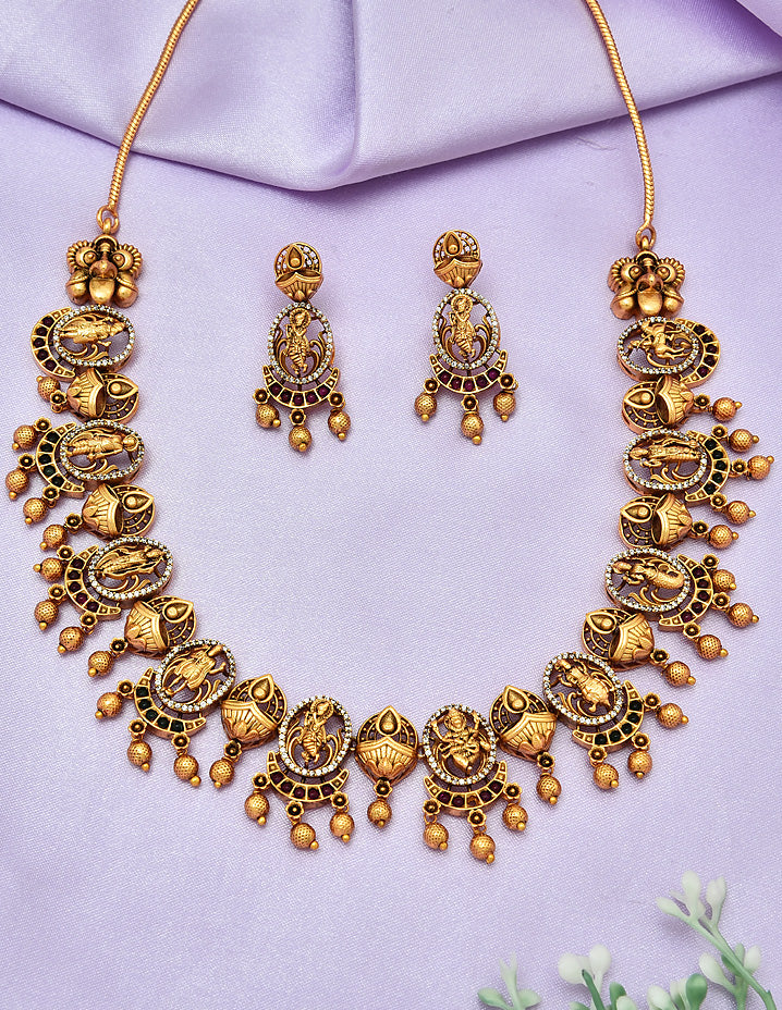 Guttapusalu Necklaces Online for Women at Violet & Purple in Hyderabad – Violet & Purple ...
