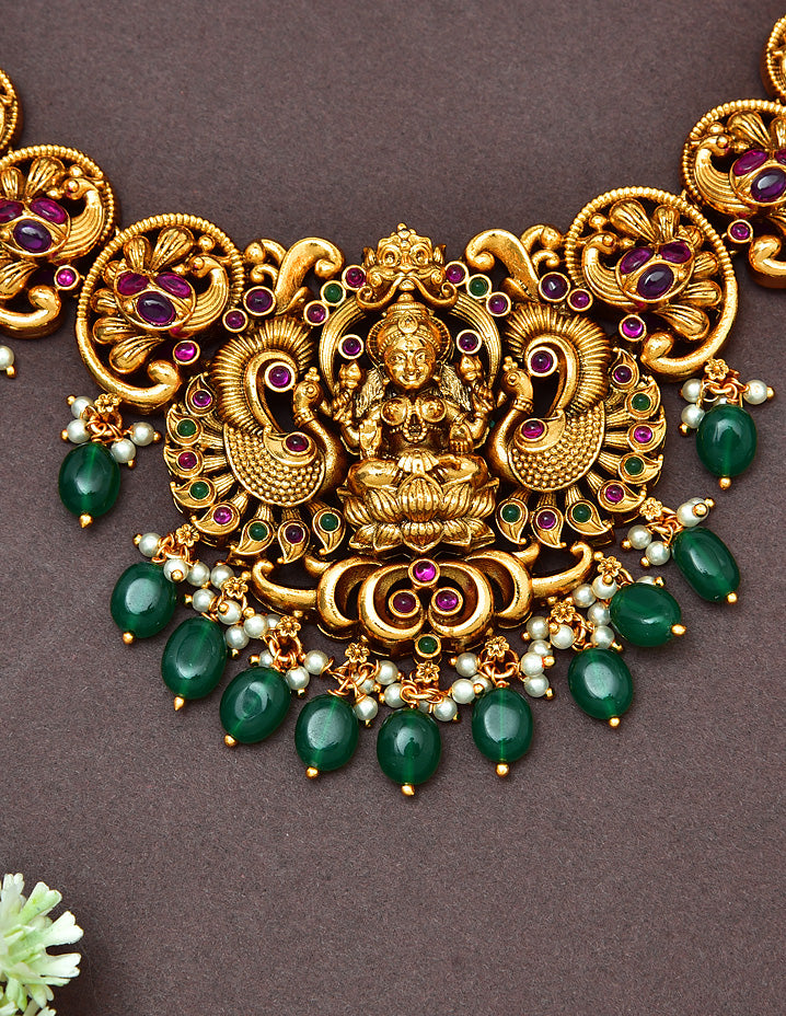 Kempu Necklace Sets – Violet & Purple Designer Fashion Jewellery