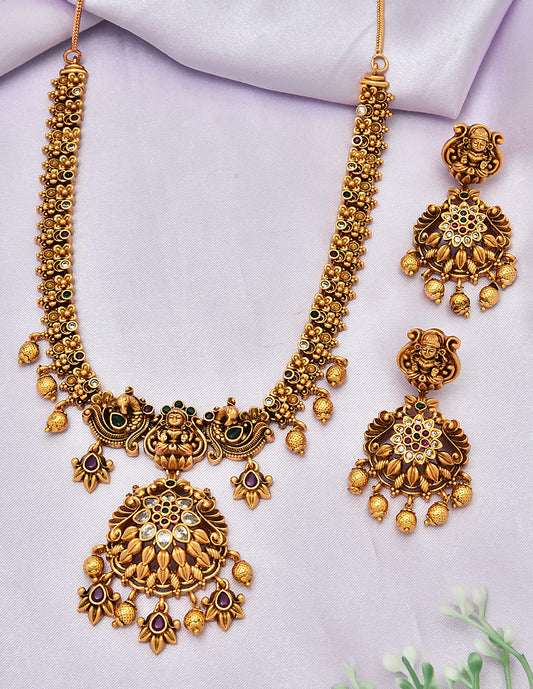 Kempu Necklace Sets – Violet & Purple Designer Fashion Jewellery