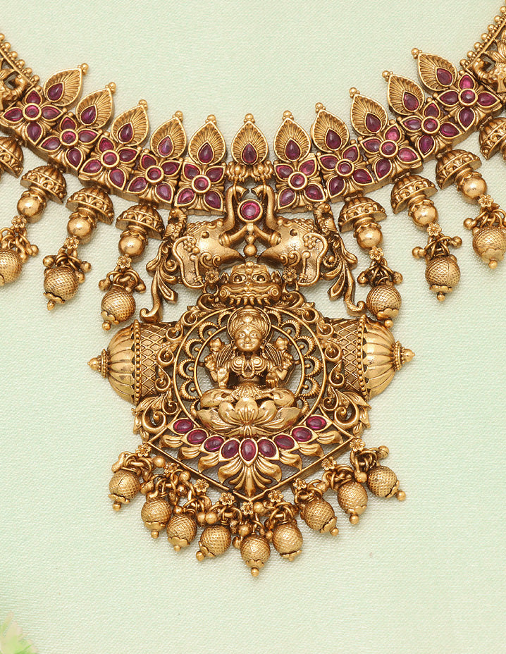 Kempu Necklace Sets – Violet & Purple Designer Fashion Jewellery