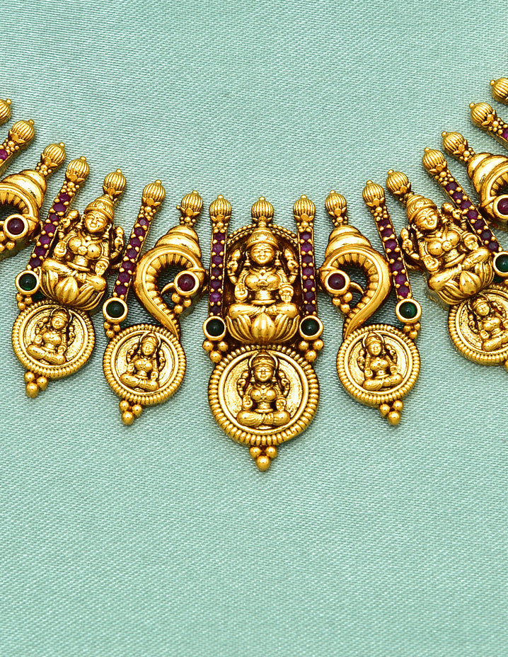 Kempu Necklace Sets – Violet & Purple Designer Fashion Jewellery