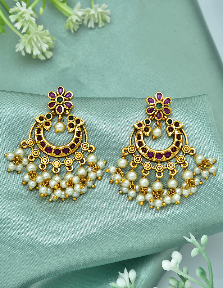 Chandbali Earrings | Designer Fashion Chandbali Earrings Online for ...