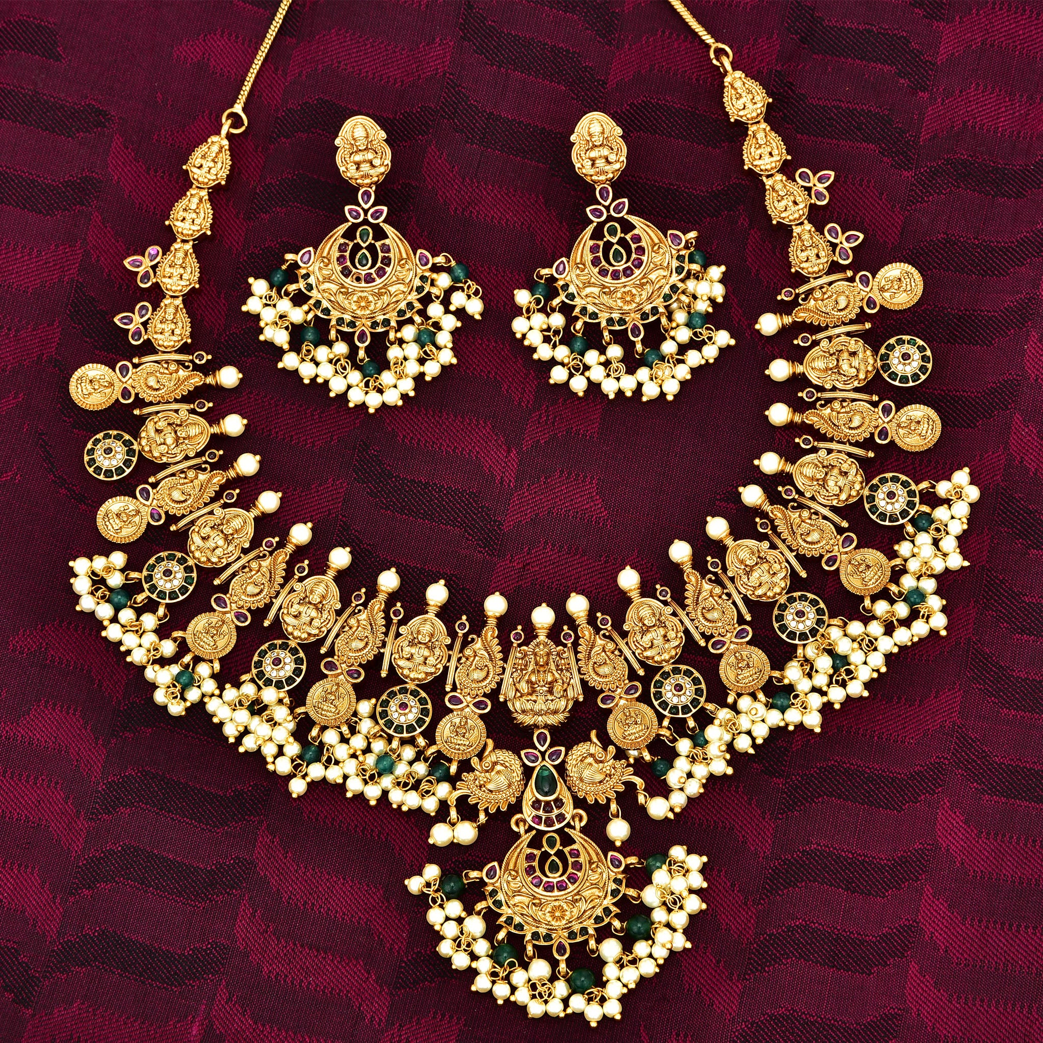 Guttapusalu Necklaces Online for Women at Violet & Purple in Hyderabad – Violet & Purple ...